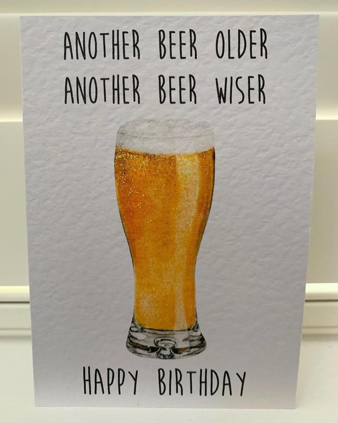 Beer Birthday Card, Men Birthday, Female Birthday, Beer, Pint, Dad ...