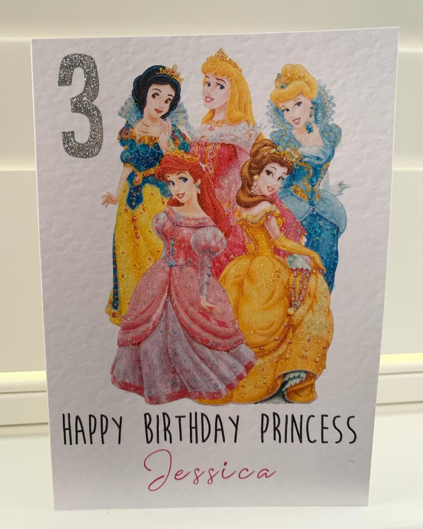 Personalised Princess Card, Princess Card - Etsy UK