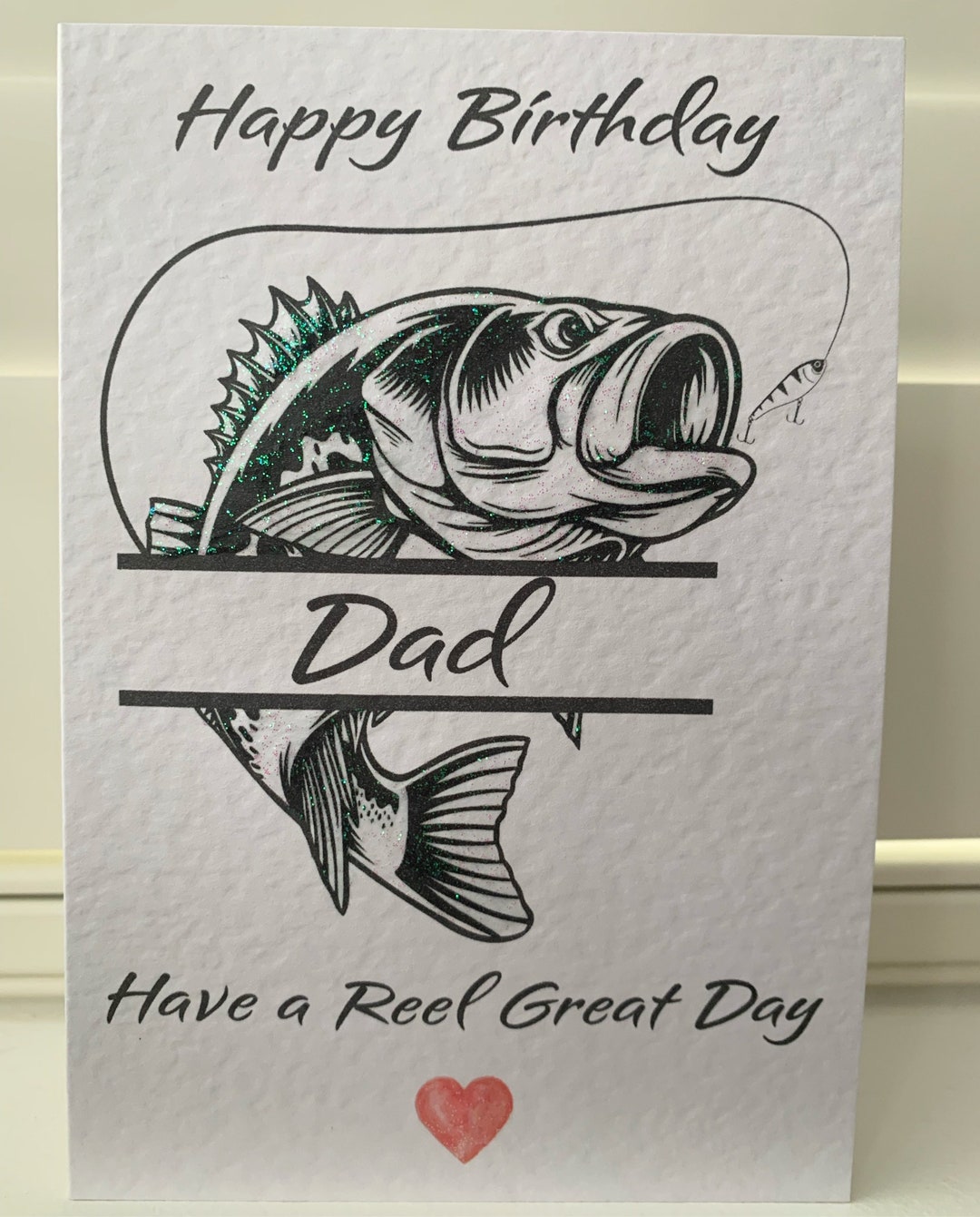 Personalised Fishing Birthday Card, Fish, Dad, Granddad, Friend, Son ...