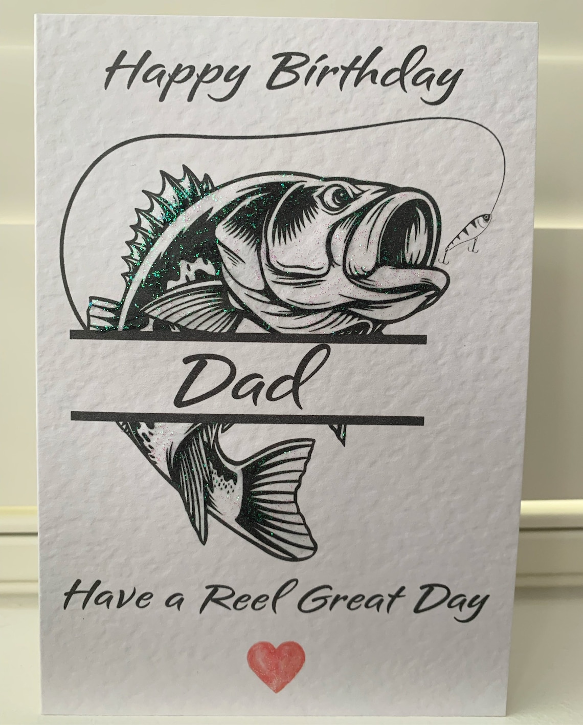 Personalised Fishing Birthday Card, Fish, Dad, Granddad, Friend, Son ...