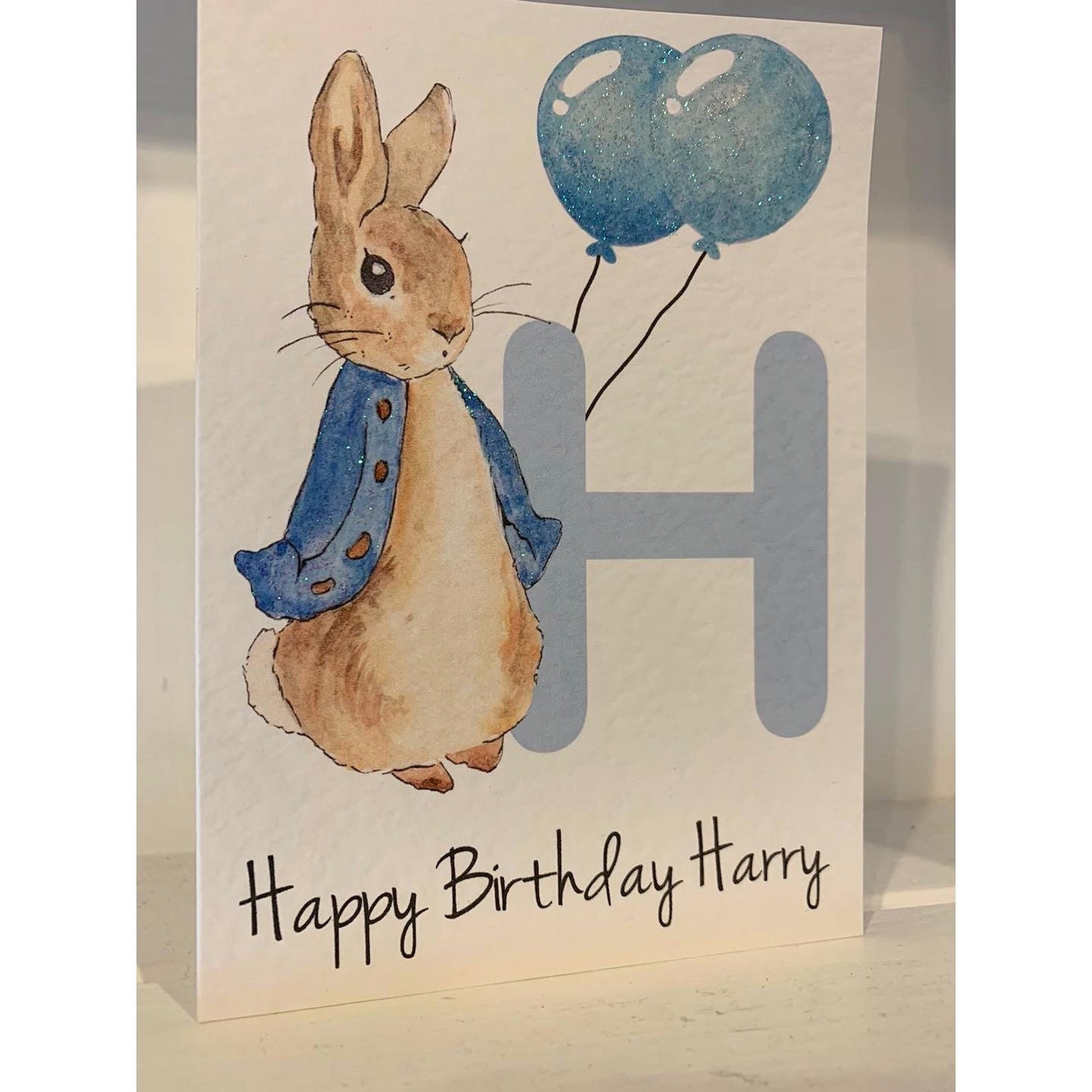Personalised Peter Rabbit Birthday Card boys birthday son | Etsy