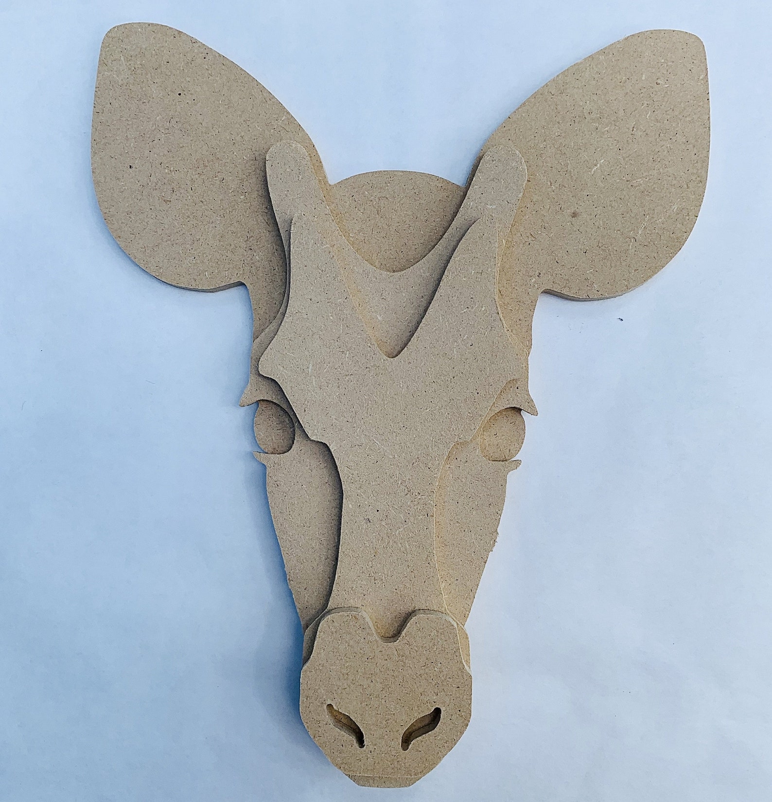 DIY Animal Bust Layered MDF / Do It Yourself Animal Bust / | Etsy