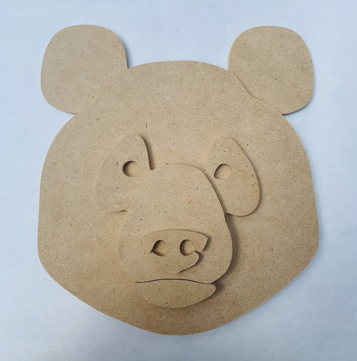 DIY Animal Bust Layered MDF / Do It Yourself Animal Bust / | Etsy