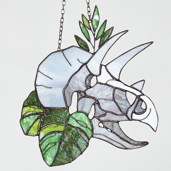 Stained Glass Dinosaur - Etsy