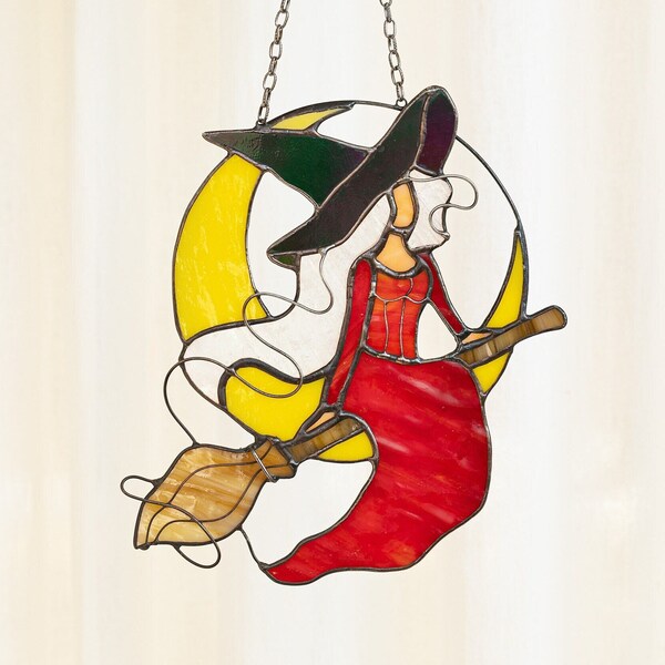 Witch Stained Glass - Etsy