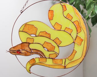 Stained Glass Python Pattern - Etsy
