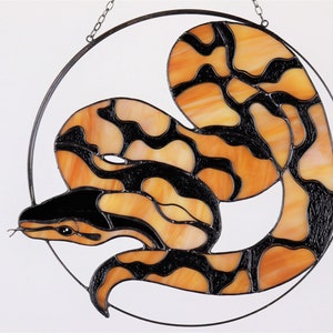 Suncatcher Python. Animal Snake Home House Pendant. Wall Window Hanging ...