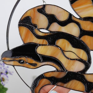 Suncatcher Python. Animal Snake Home House Pendant. Wall Window Hanging ...