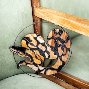 Suncatcher Python. Animal Snake Home House Pendant. Wall Window Hanging ...