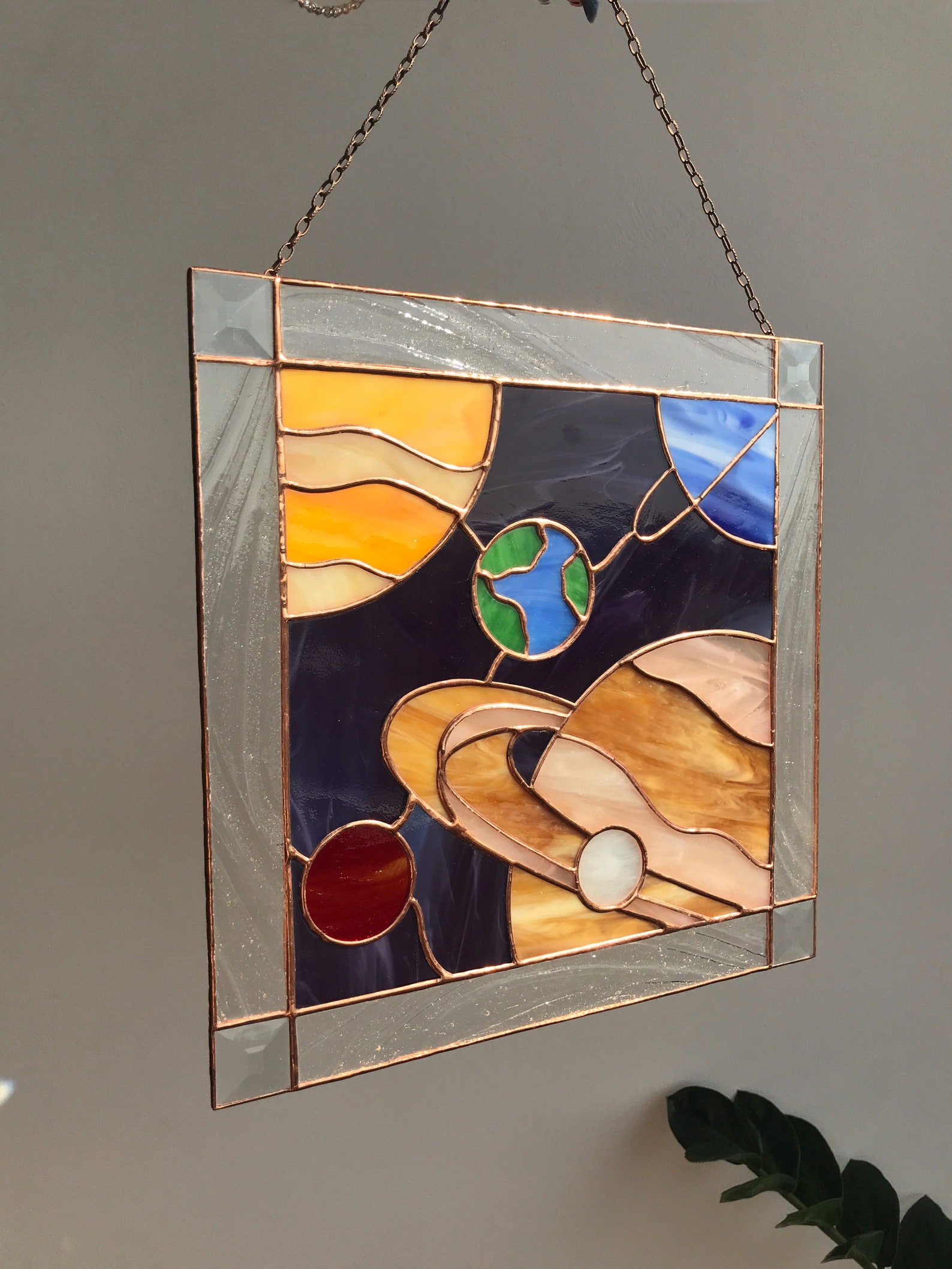 Rainbow Space Suncatcher Cosmos Picture Planet Universe Home House ...