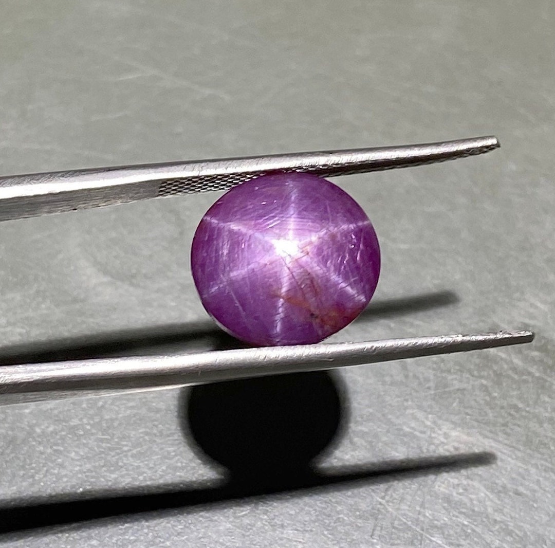 Natural Star Ruby Cabochon Indian Star Ruby Gemstone Untreated - Etsy