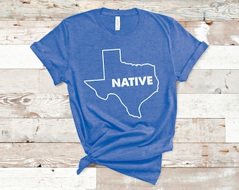 Texas Native Shirt | Etsy