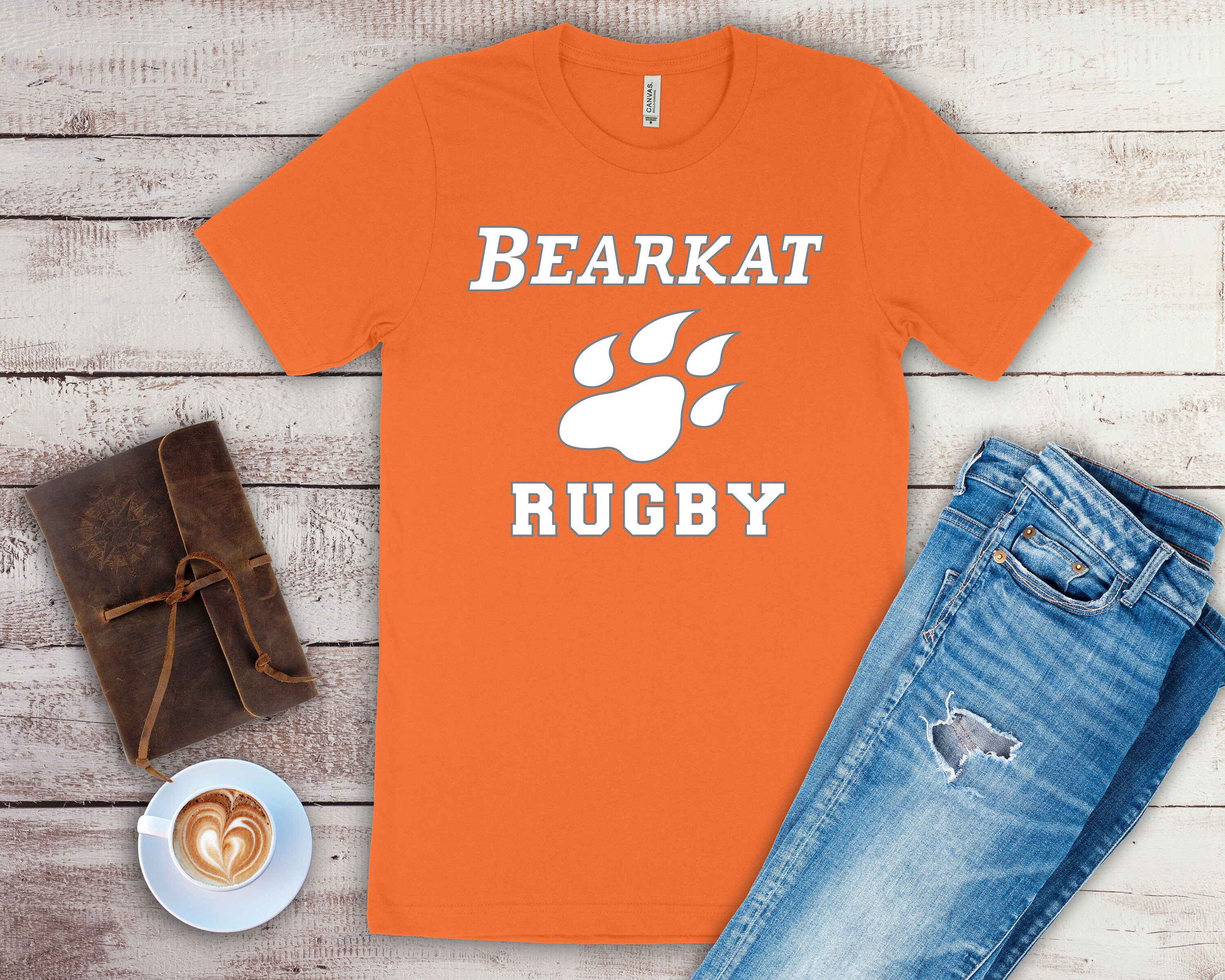 Bearkat Rugby - Paw Print - Etsy