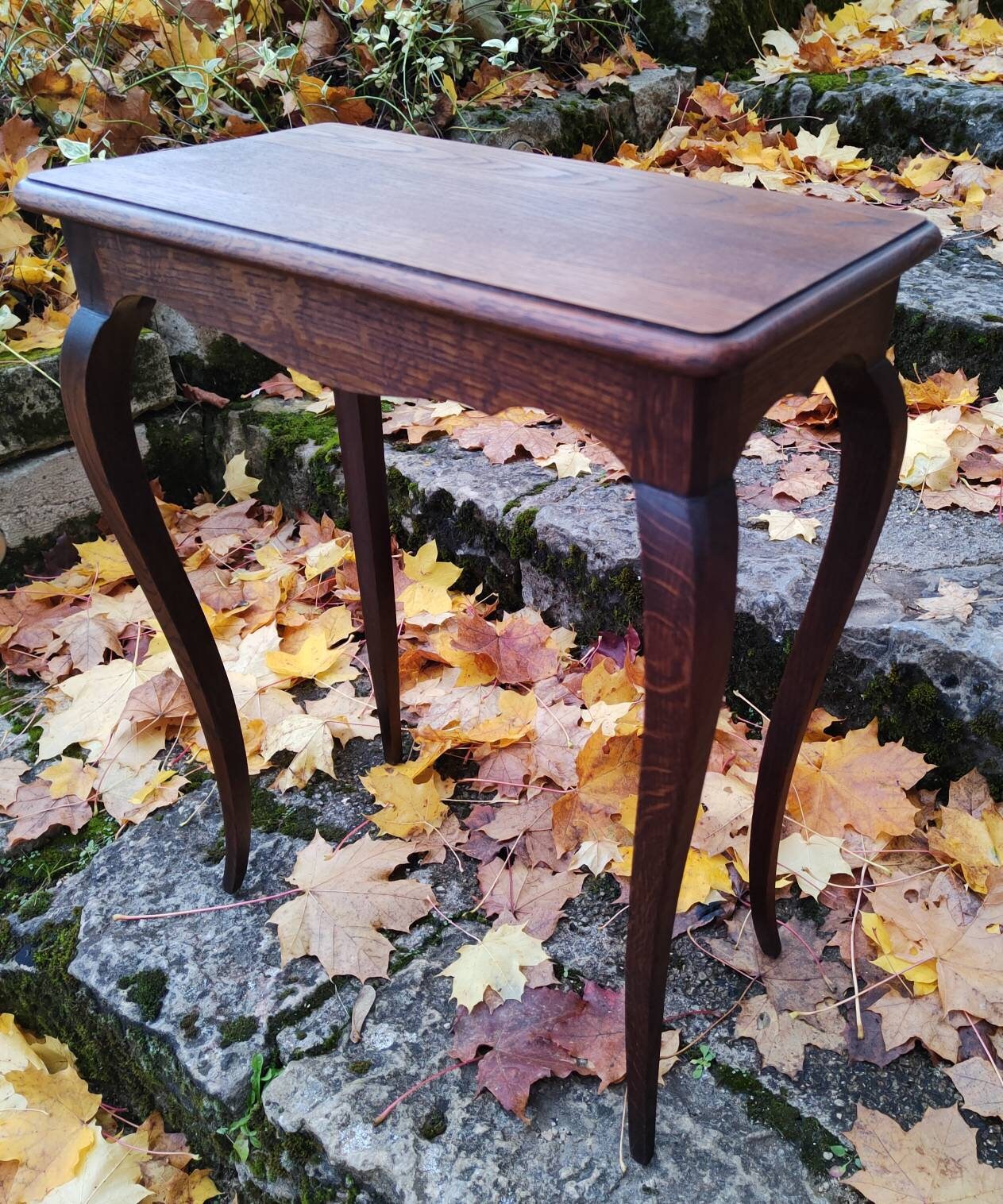 French Vintage Small Table Fruit Wood Circa 1950s - Etsy