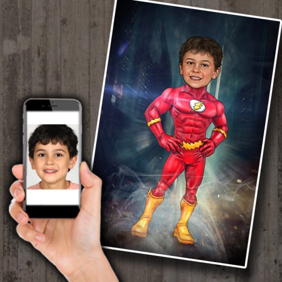 How To Draw Flash Superhero