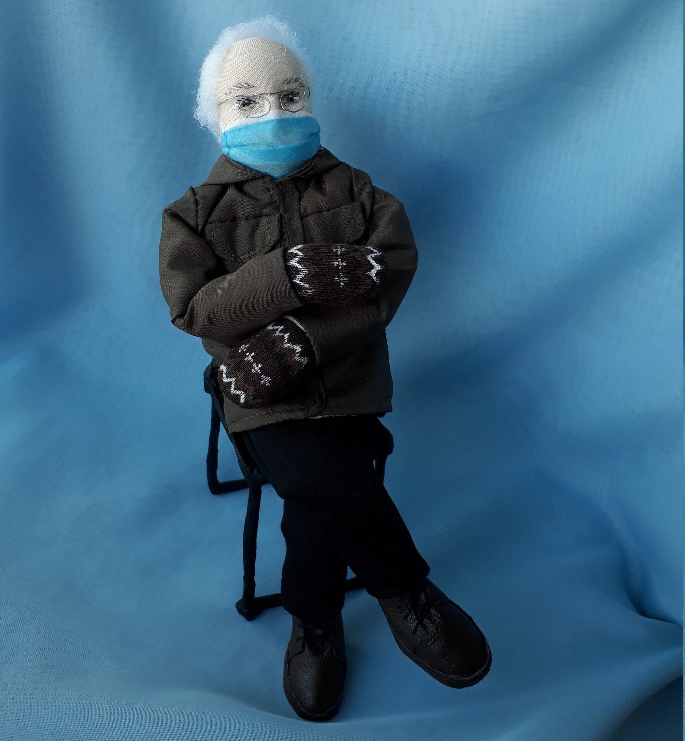 Bernie Sanders Doll Bernie Sanders Inauguration Meme - Etsy UK