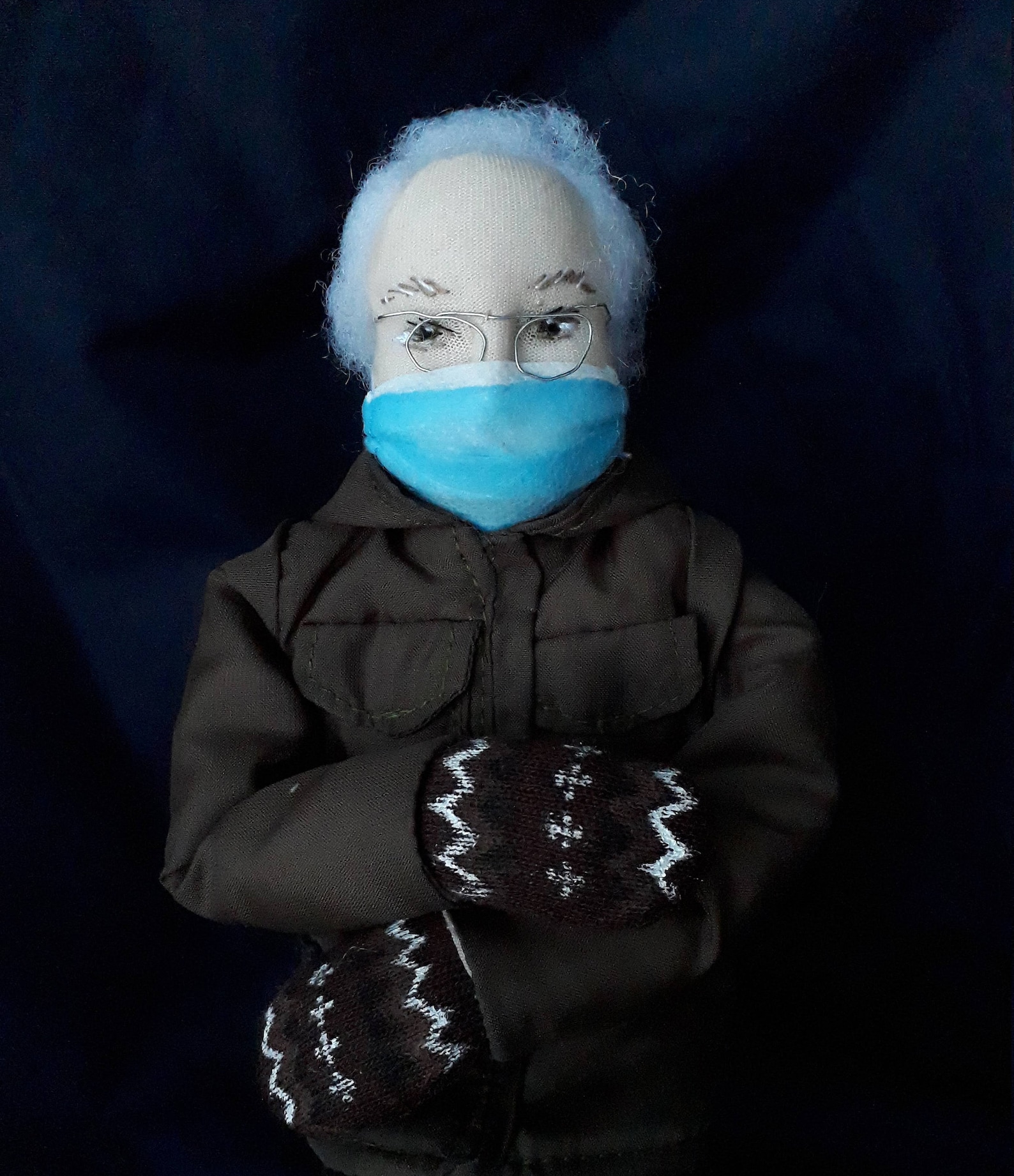 Bernie Sanders Doll Bernie Sanders Inauguration Meme - Etsy UK