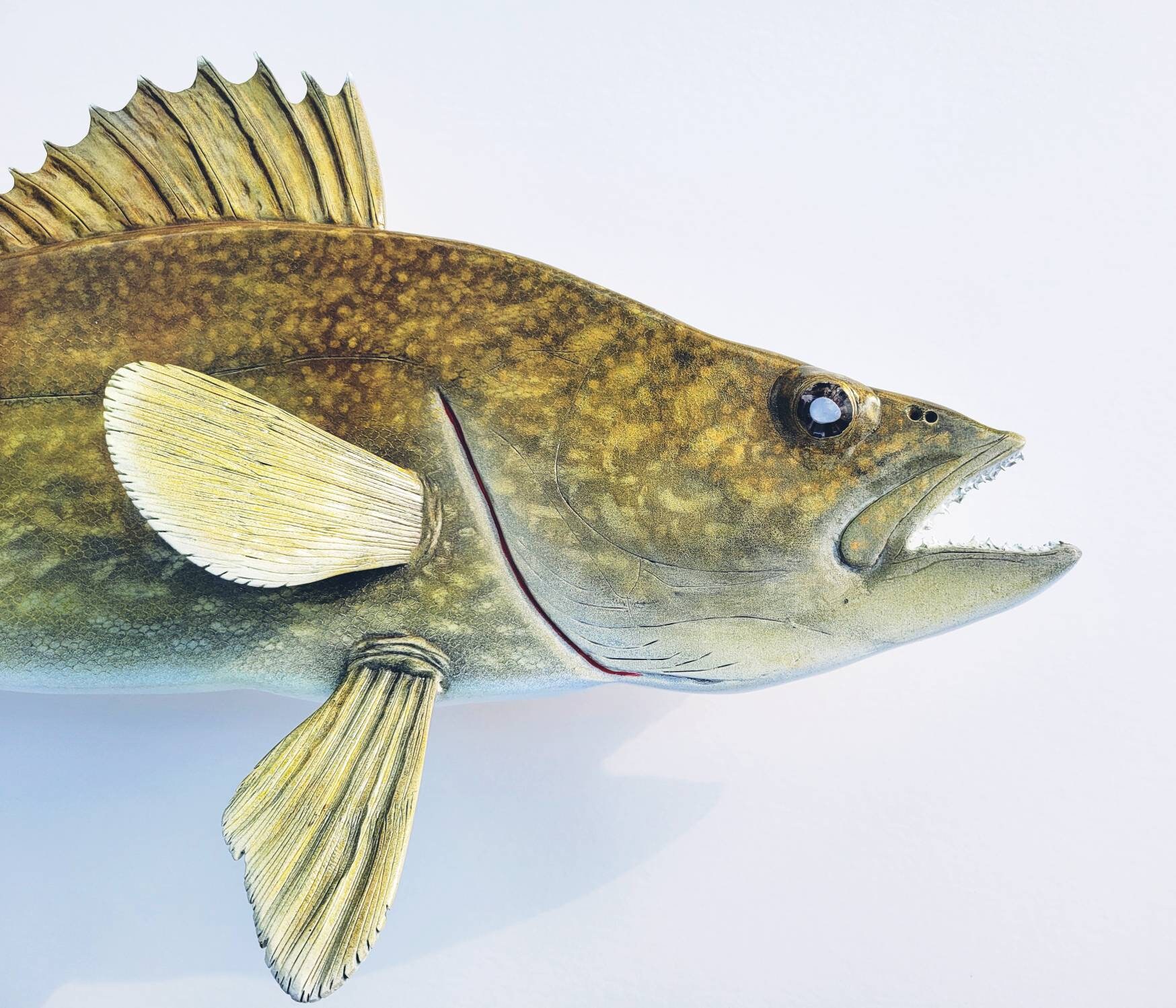 Walleye Fish, Wall Decor,fishing Gifts for Dad From Daughter, Fisherman ...