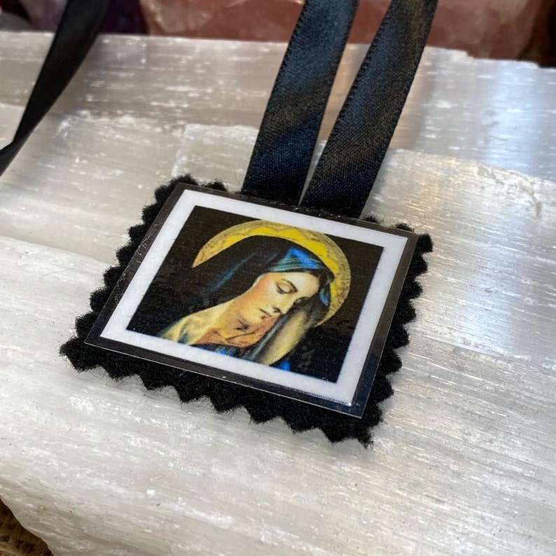 Our Lady of Sorrows Scapular / Catholic Scapular / Virgin Mary - Etsy