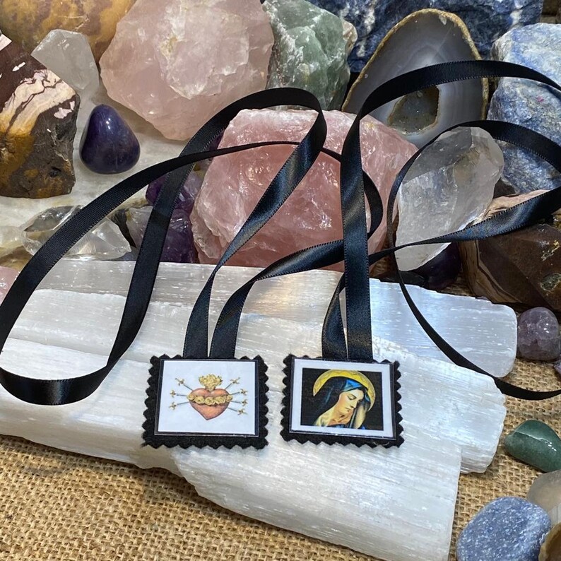 Our Lady of Sorrows Scapular / Catholic Scapular / Virgin Mary - Etsy