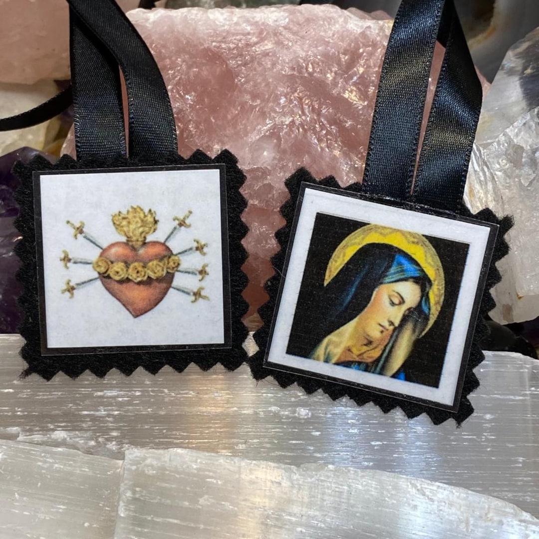 Our Lady of Sorrows Scapular / Catholic Scapular / Virgin Mary - Etsy