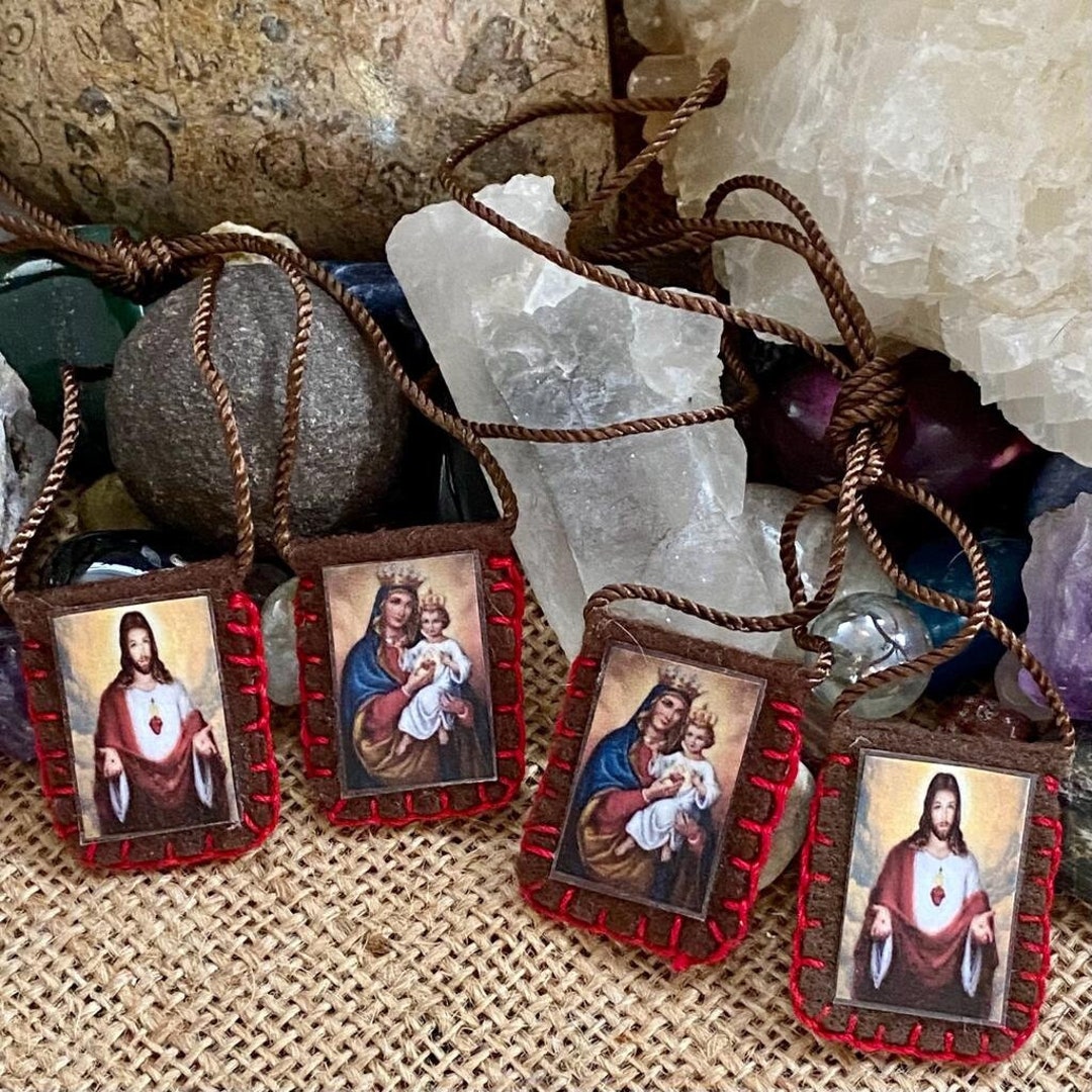 Scapular Our Lady of the Sacred Heart and Sacred Heart of Jesus ...