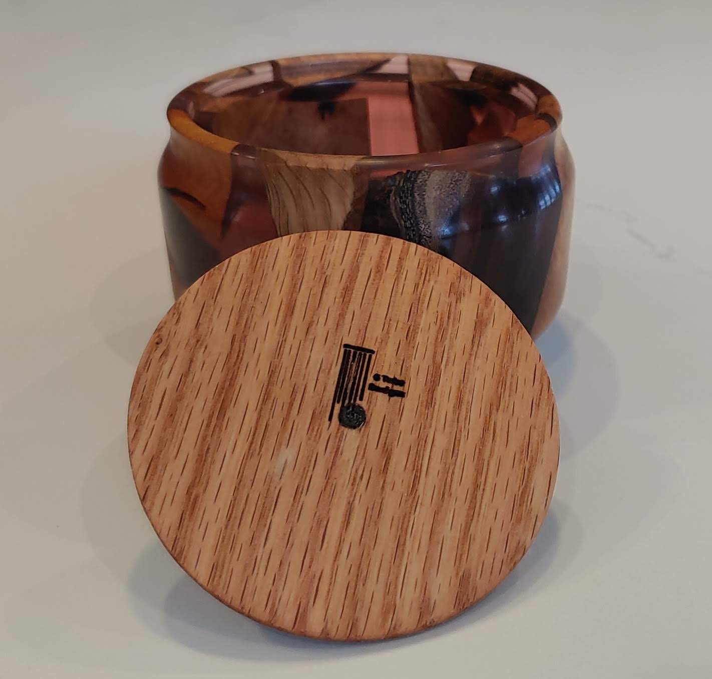 WR-6 Small Lidded Wood and Epoxy Box - Etsy