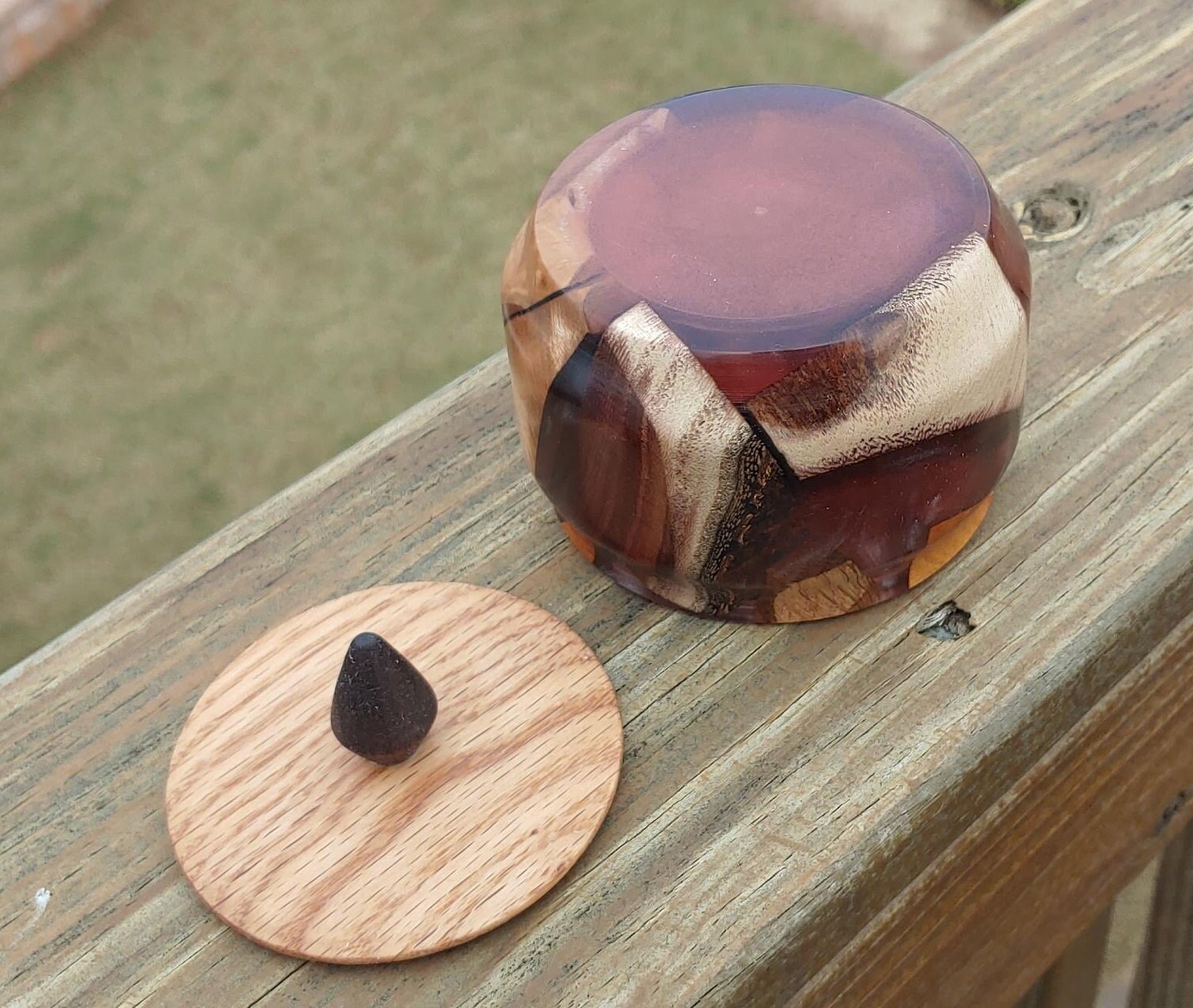 WR-6 Small Lidded Wood and Epoxy Box - Etsy