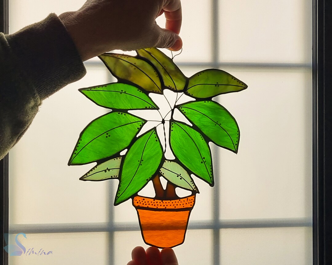 Stained Glass Money Tree - Etsy