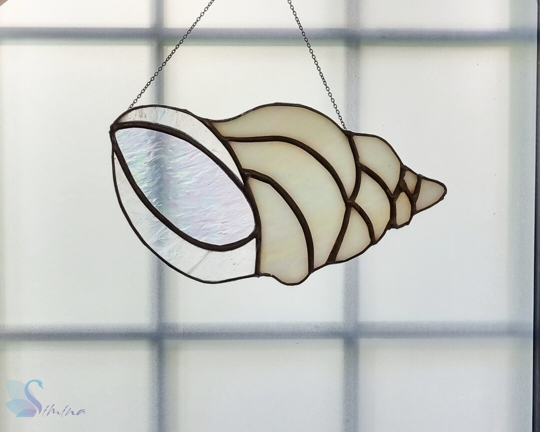 Stained Glass Sea Shell - Etsy