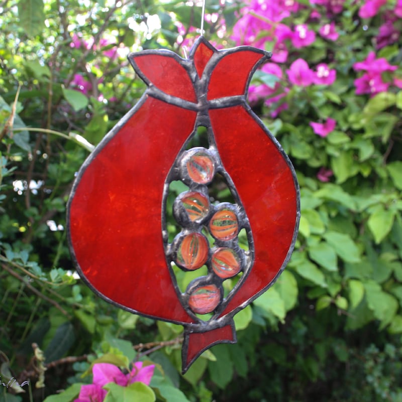Glass Pomegranate - Etsy