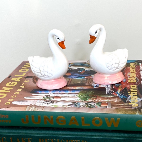 Ceramic Swan Statues - Etsy