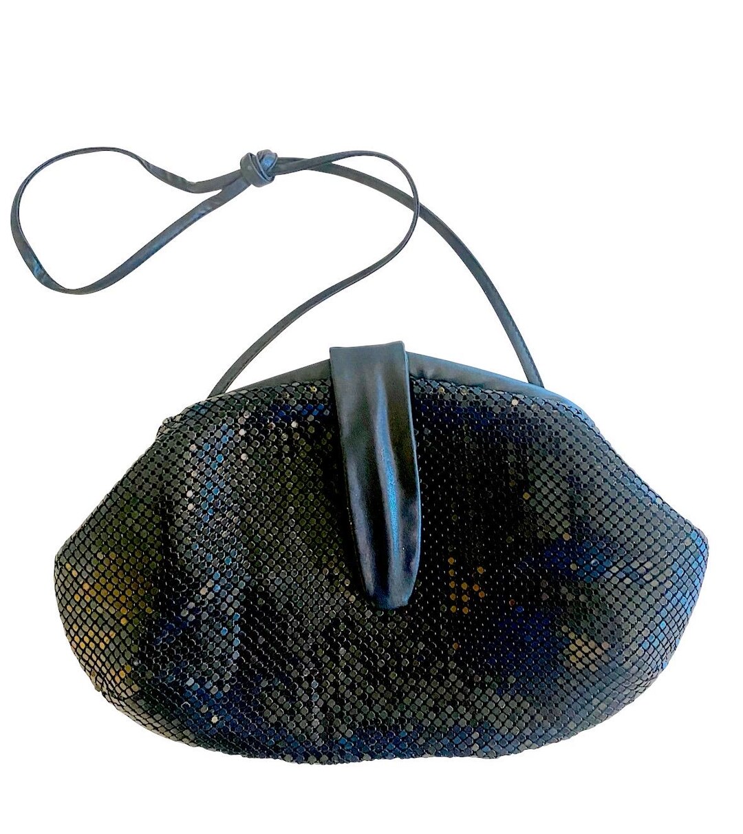 Vintage Chainmail Rhinestone Mesh Purse - Etsy