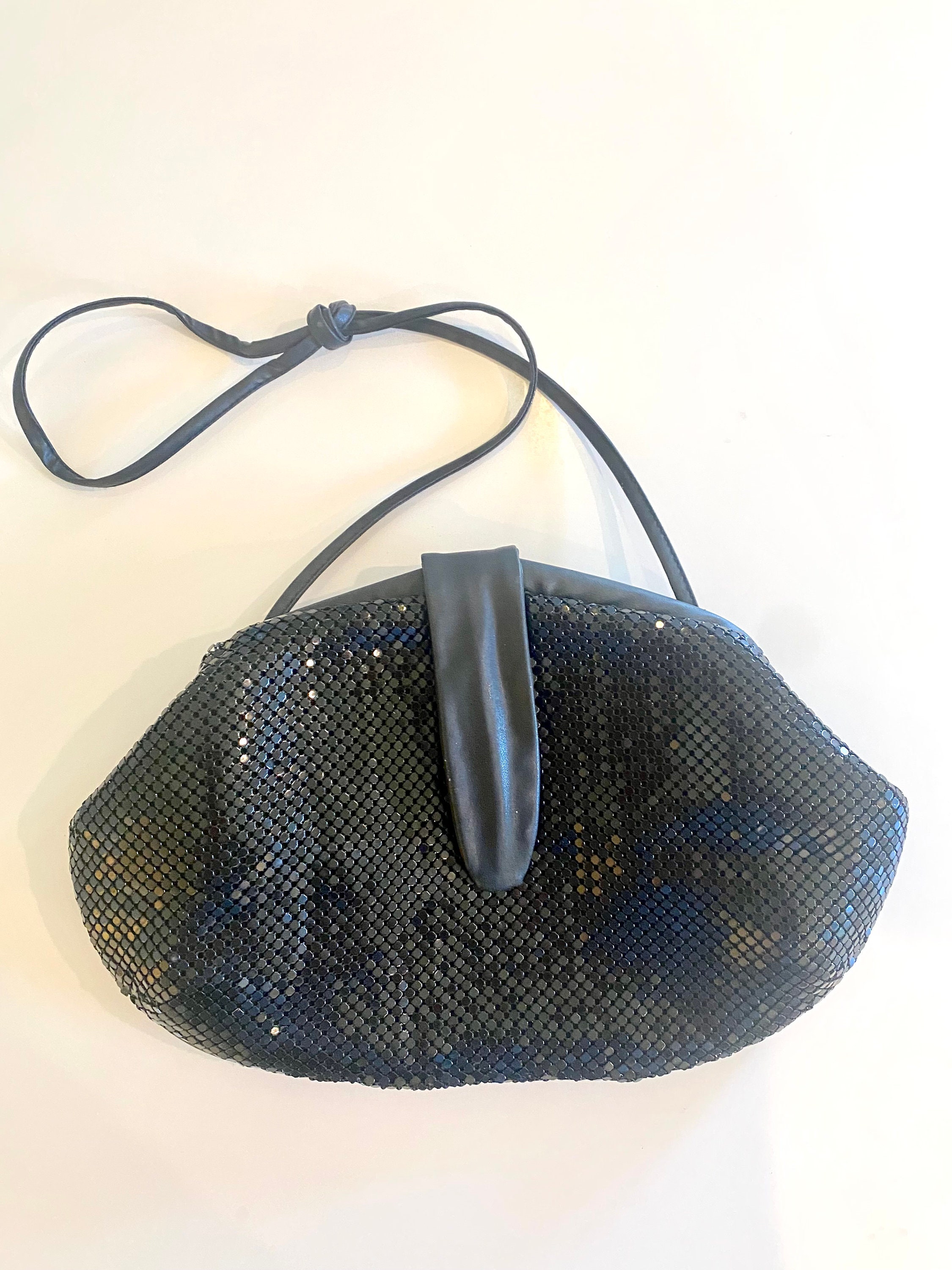 Vintage Chainmail Rhinestone Mesh Purse - Etsy