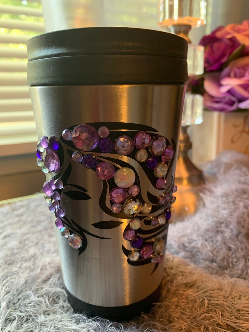 Personalized Bling Team Travel Cup - Etsy