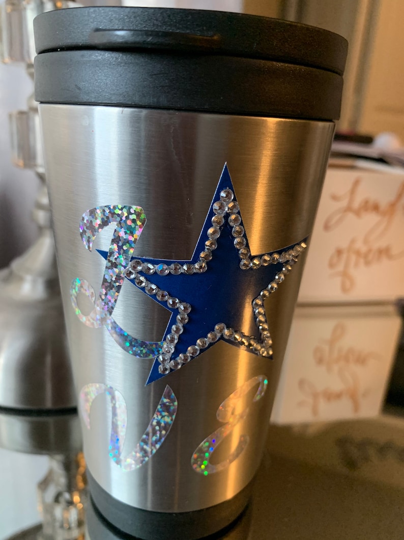 Personalized Bling Team Travel Cup - Etsy