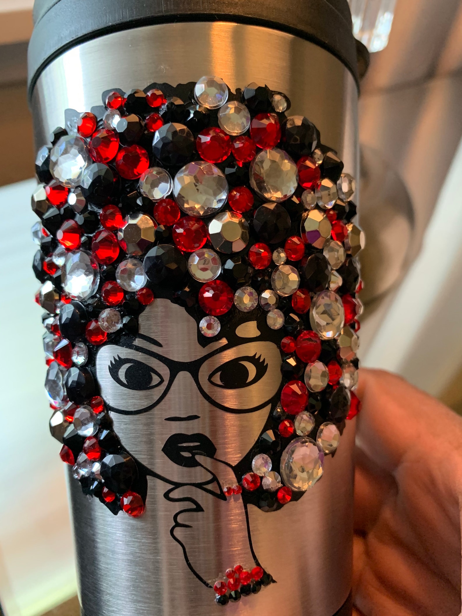 Personalized Bling Team Travel Cup - Etsy