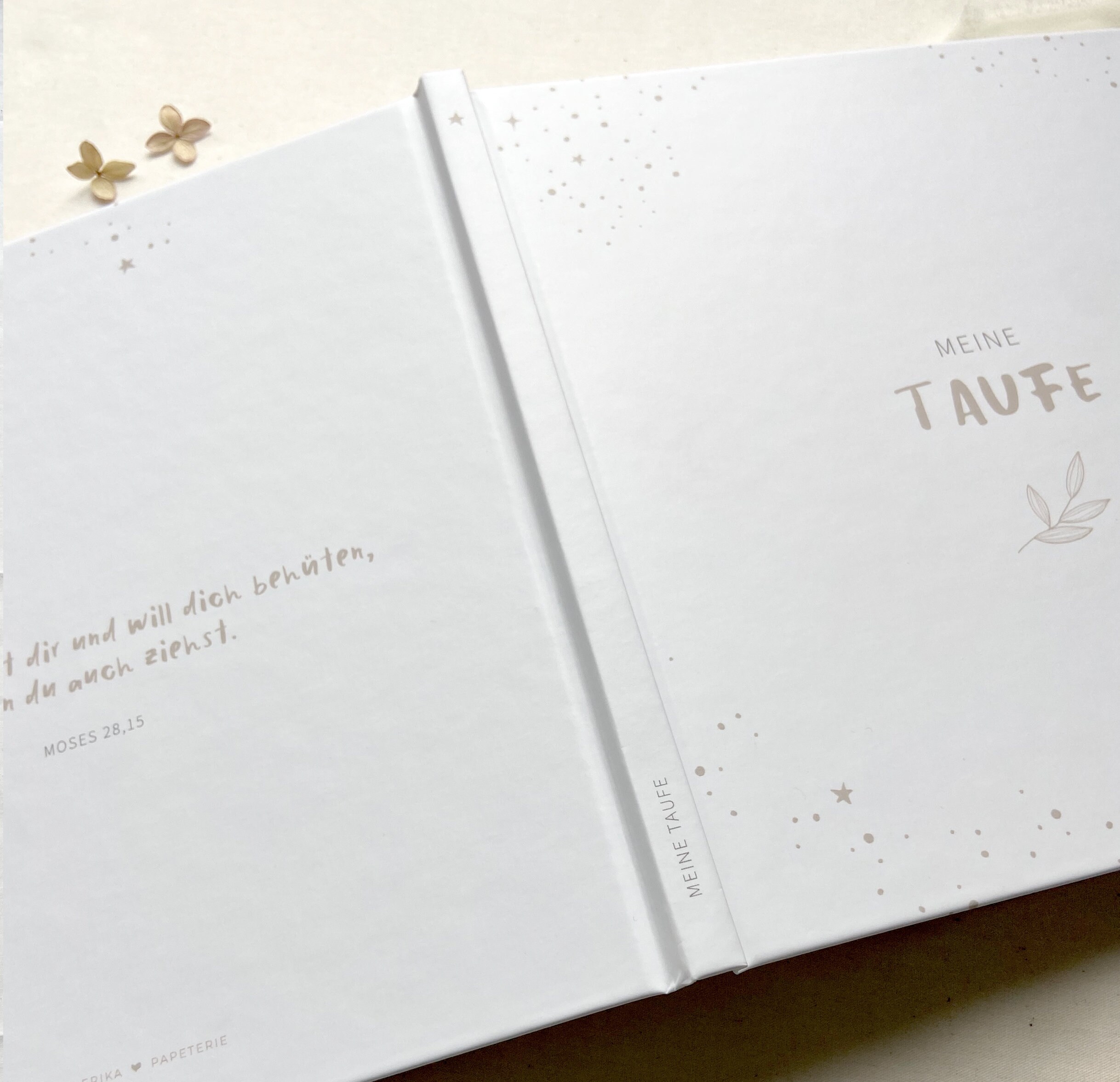 Taufbuch Meine Taufe - 21 x 21 cm Taufalbum Geschenk Taufe Geschenk ...