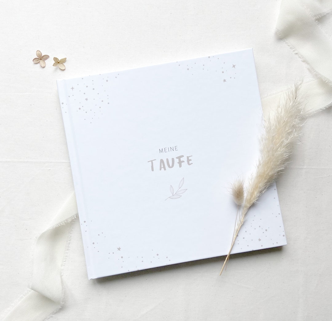 Taufbuch Meine Taufe - 21 x 21 cm Taufalbum Geschenk Taufe Geschenk ...