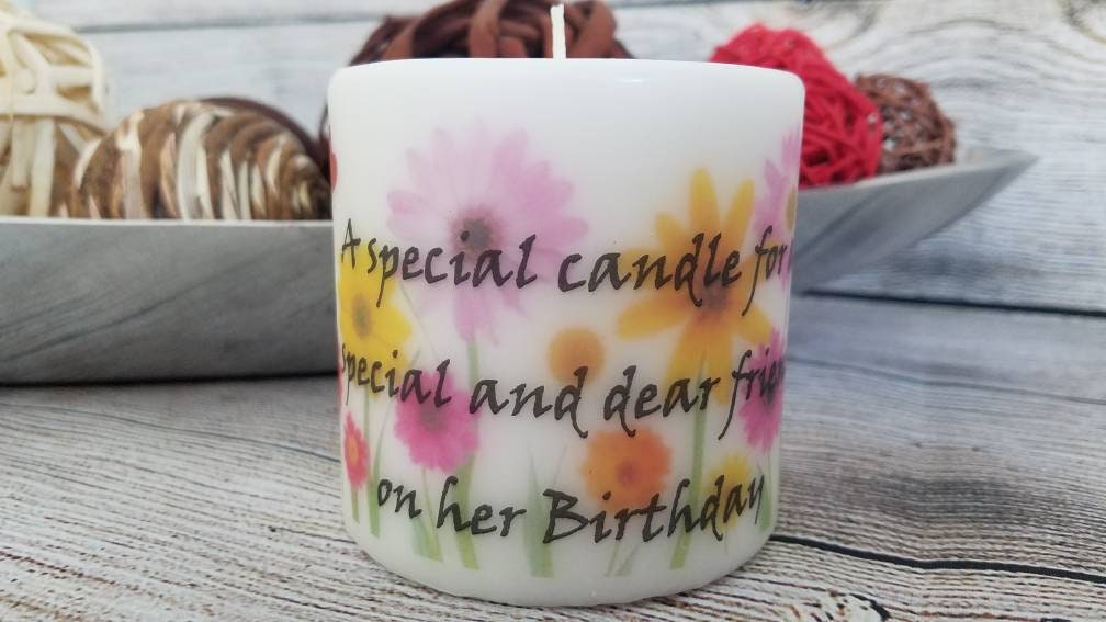 Personalized Birthday Candle Personalized Candle for Her - Etsy