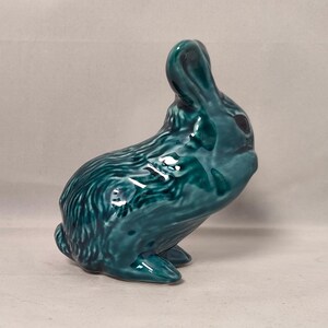 Vintage Collectable Blue Poole Pottery Rabbit - Washing - Etsy