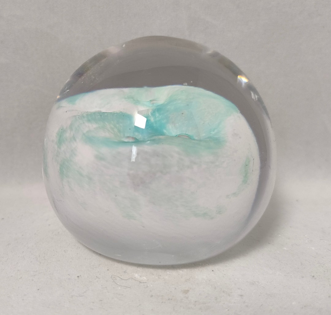 Studio Glass Paperweight - Signed - Etsy