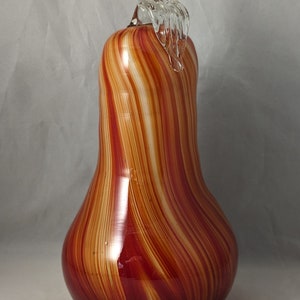 Large Unsigned Studio Glass Pear Shaped Paperweight - Etsy