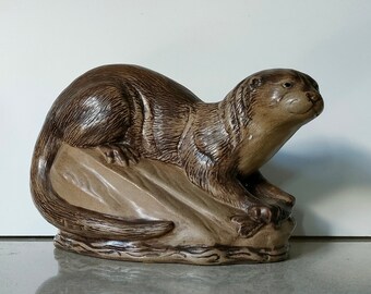 Poole Pottery Otter - Etsy