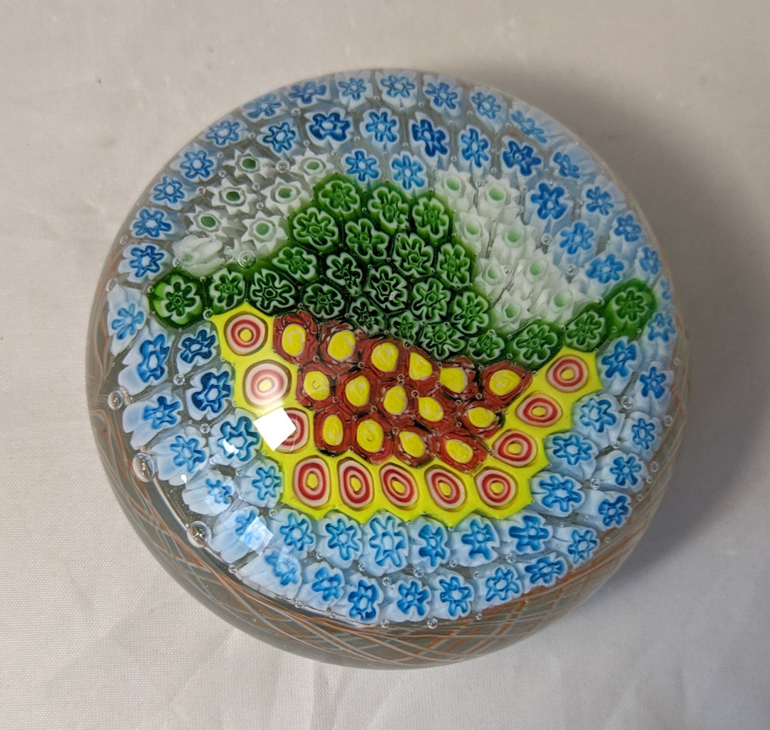 Vintage Collectable Unsigned Novelty Millefiori Studio Glass ...