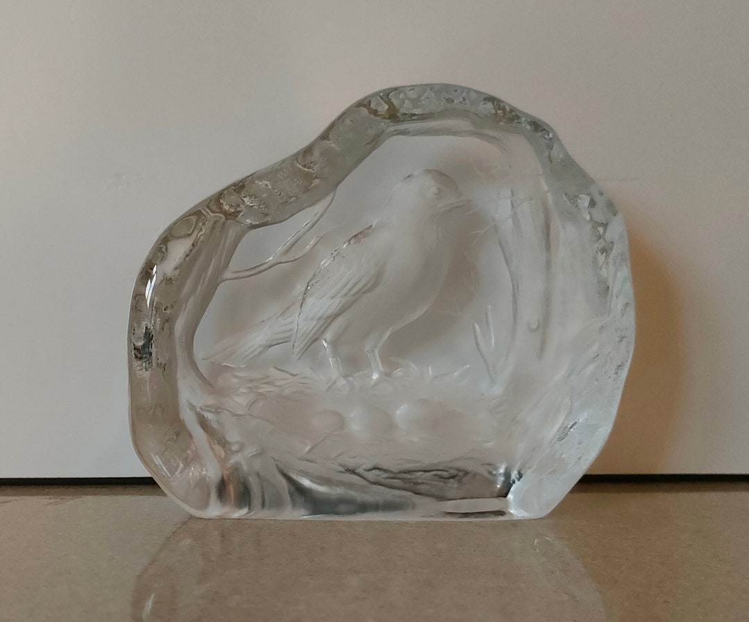 Vintage Collectable Alfred Capredoni Dartington Crystal Bird ...