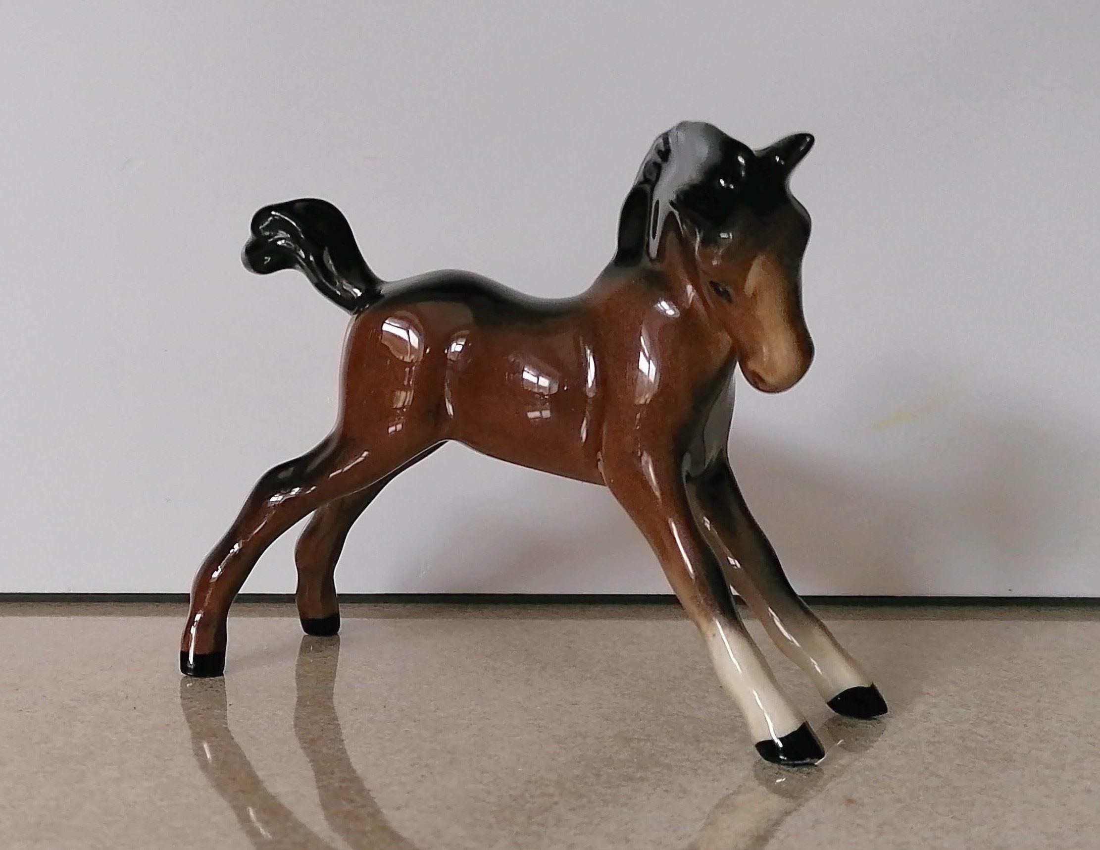 Vintage Beswick Foal Horses Beswick England Horse Tan Foal Ponny Colt ...