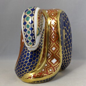Royal Crown Derby Snake Paperweight - Etsy