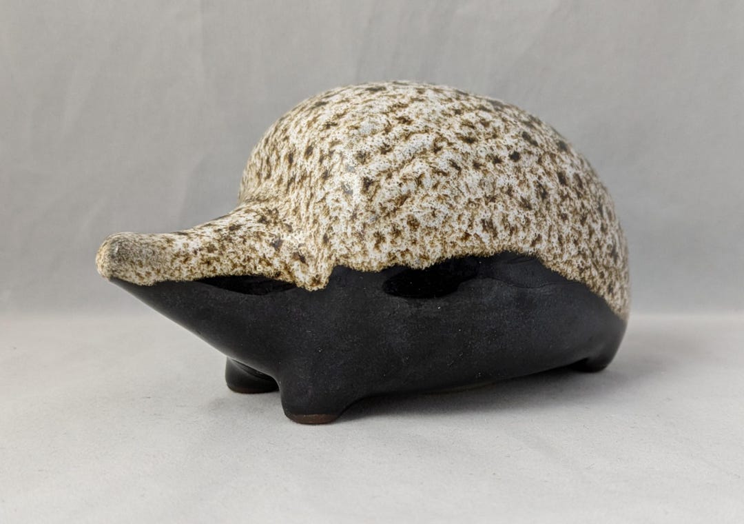 Collectable Vintage Glazed Pottery Hedgehog Moneybox - Possibly Denmead ...