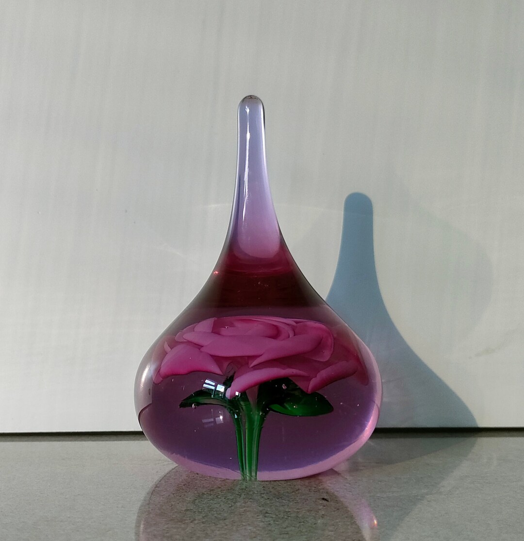 Pretty Collectable Glass Paperweight or Ring Tidy - Etsy